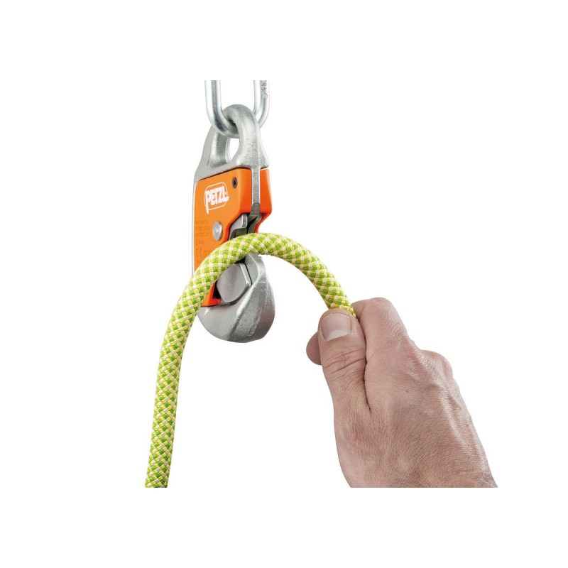 Mousqueton de relais pour salle d'escalade Easytop Petzl
