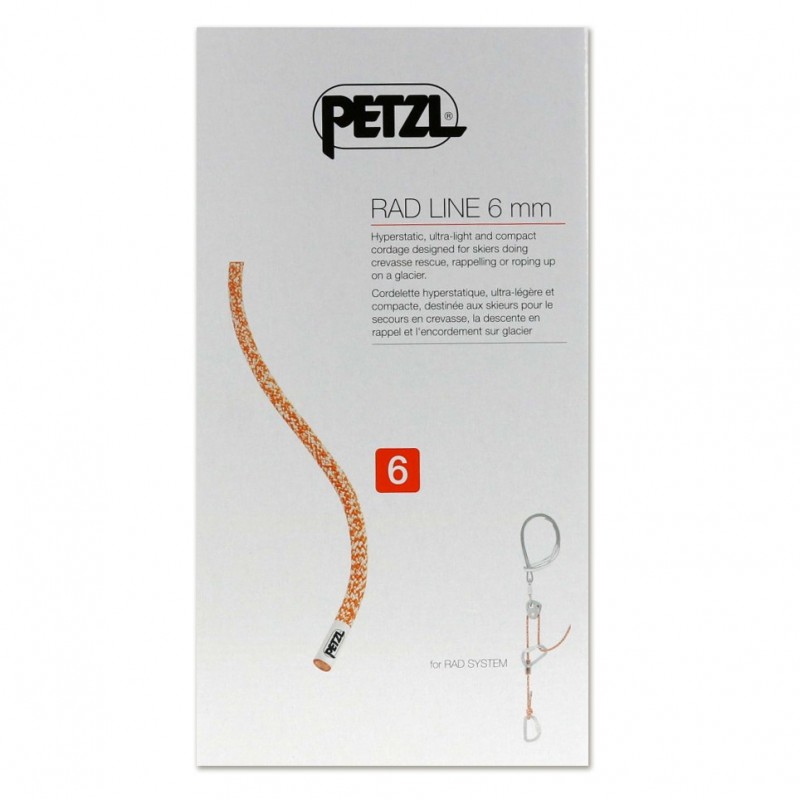 Cordelette de secours en crevasse Rad Line 6 mm 60 m Petzl