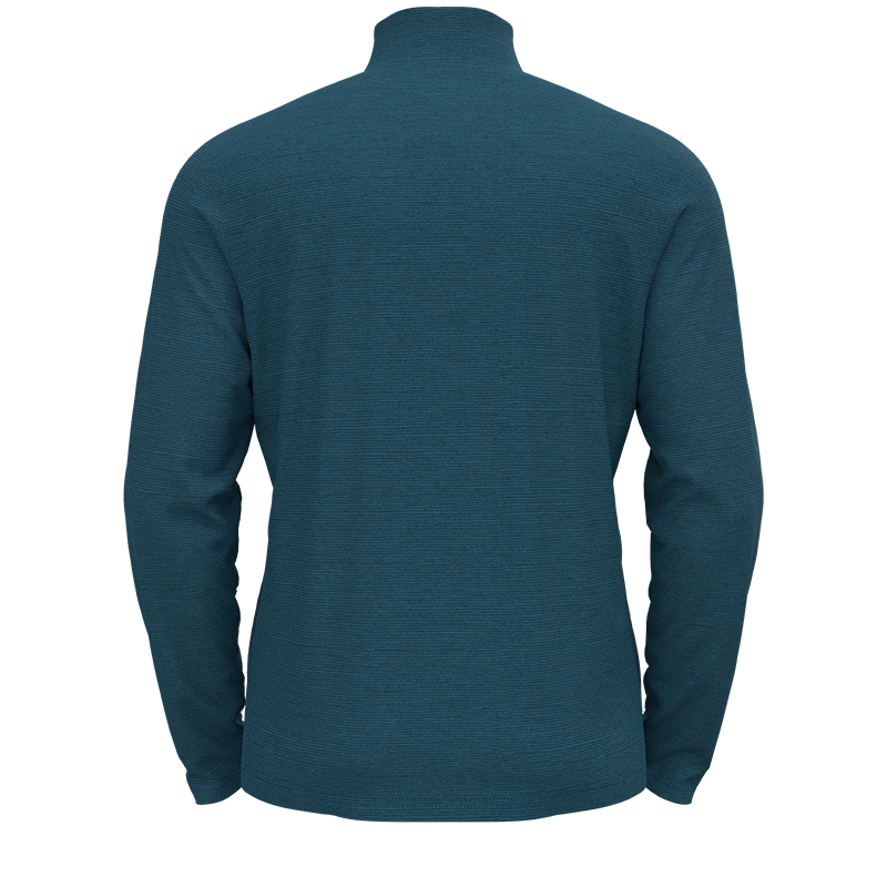 Sweat polaire homme col 1/4 zippé Roy Saxony Blue Odlo